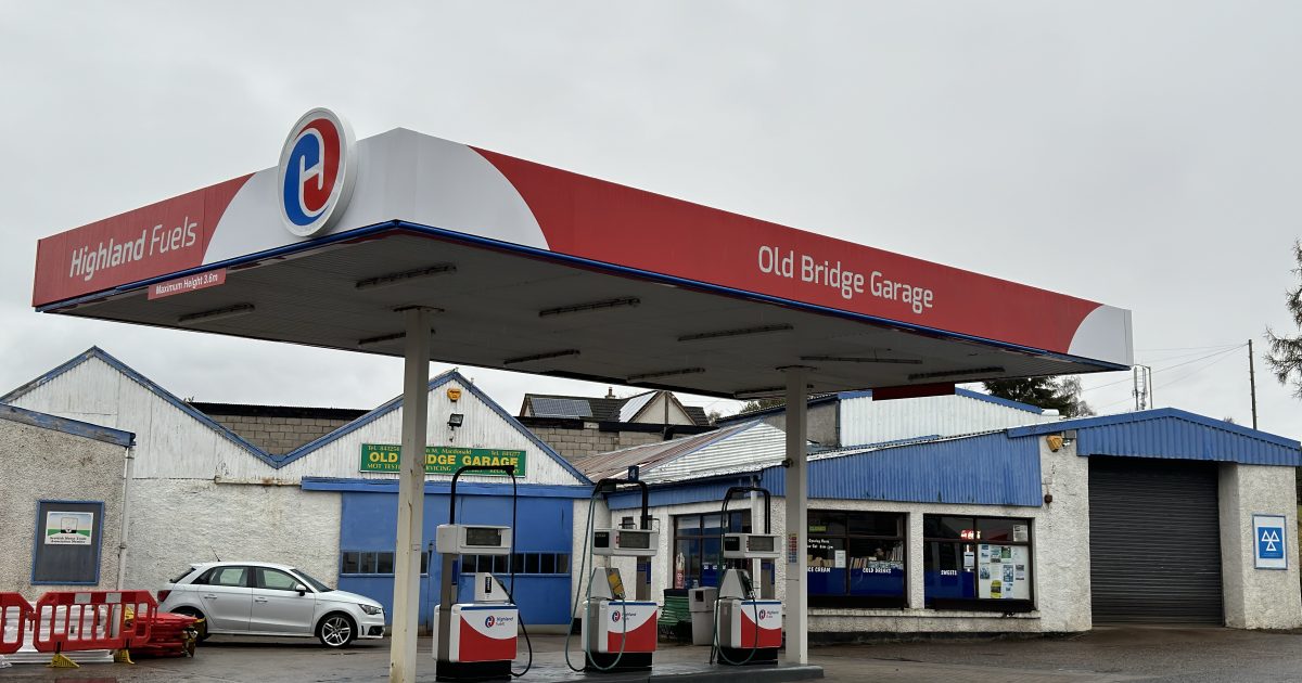 Old Bridge Garage in Carrbridge Joins Highland Fuels! | Highland Fuels